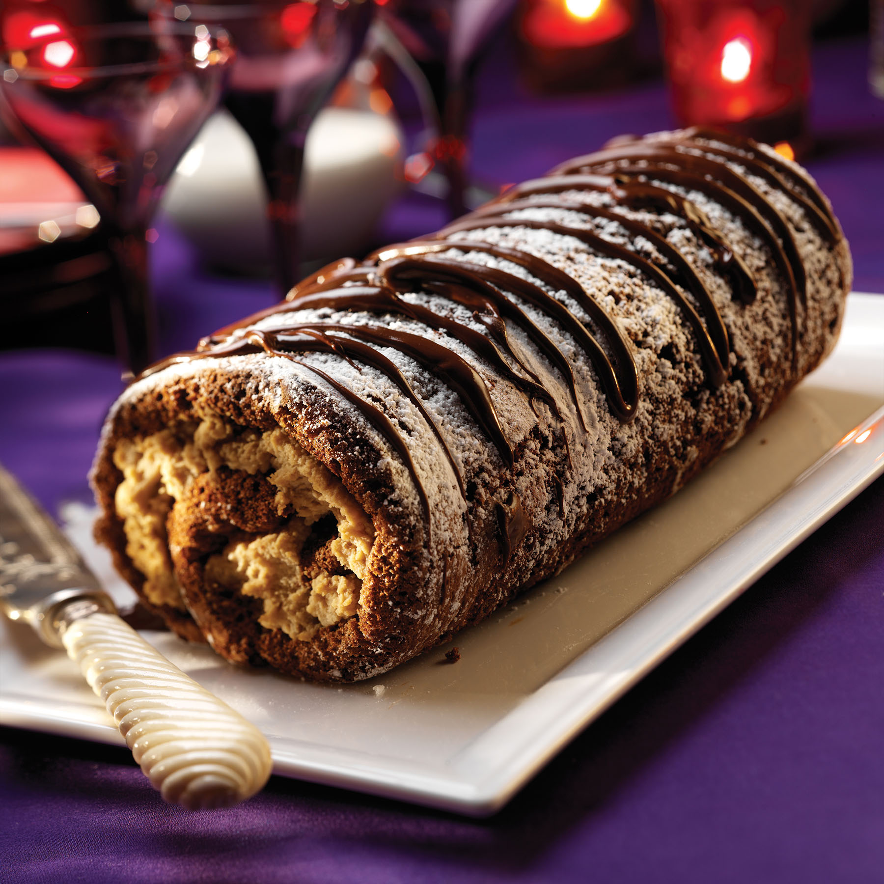 Chocolate and Chestnut Roulade | AGA Living